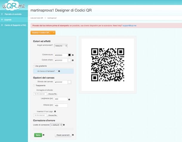 Come generare un QR Code | Salvatore Aranzulla
