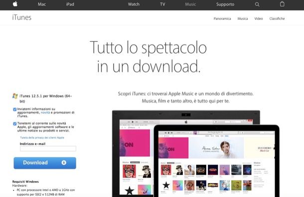 Come scaricare iTunes | Salvatore Aranzulla