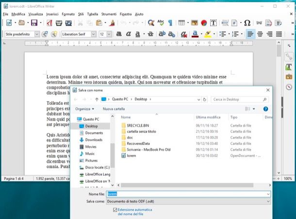 File ODT | Salvatore Aranzulla