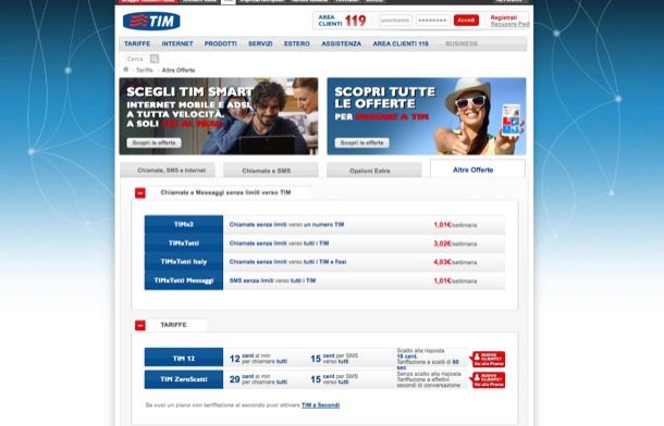Piani tariffari TIM | Salvatore Aranzulla