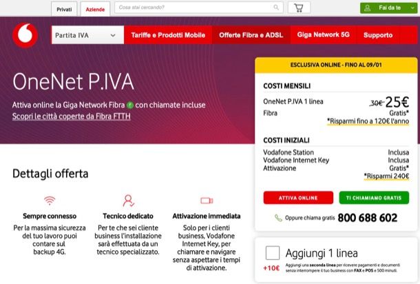 Piani tariffari Vodafone | Salvatore Aranzulla