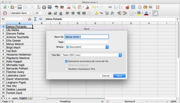 Come fare file CSV | Salvatore Aranzulla
