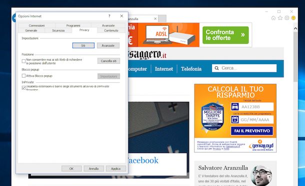 Come sbloccare popup | Salvatore Aranzulla