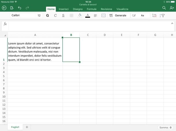 Come andare a capo in una cella Excel | Salvatore Aranzulla