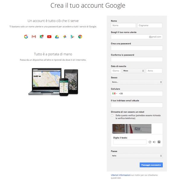 Come creare indirizzo email | Salvatore Aranzulla
