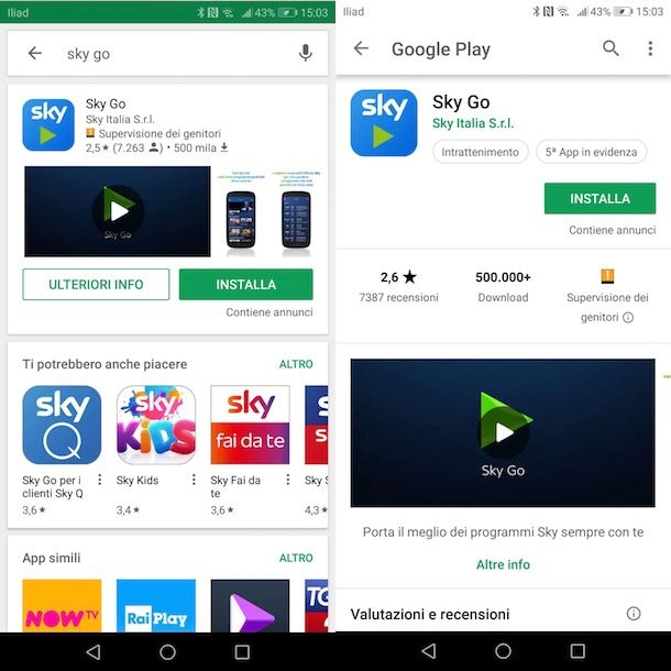 Come scaricare Sky Go | Salvatore Aranzulla