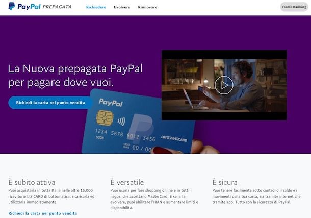 Come fare la carta PayPal | Salvatore Aranzulla
