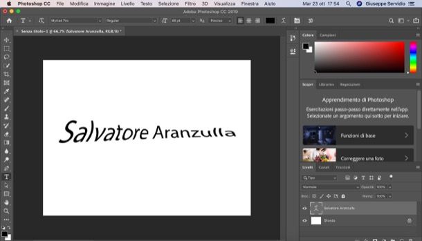 Come creare scritte personalizzate | Salvatore Aranzulla