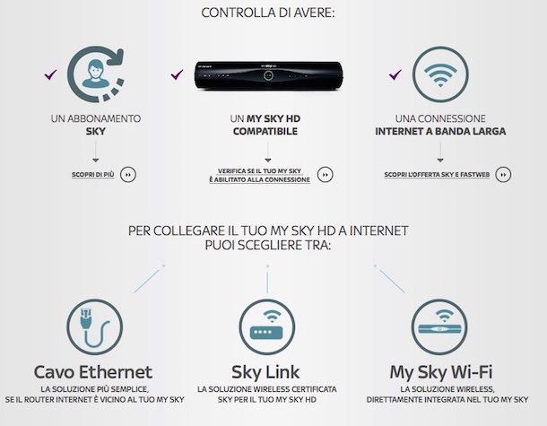 Come collegare Sky a Internet | Salvatore Aranzulla