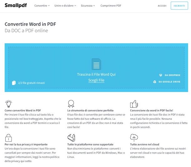Convertire Word in PDF | Salvatore Aranzulla
