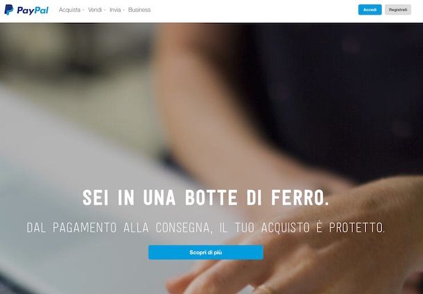 Come creare account PayPal | Salvatore Aranzulla