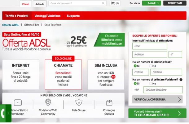 Offerte Vodafone Fibra | Salvatore Aranzulla