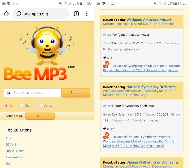 Come scaricare MP3 Android | Salvatore Aranzulla