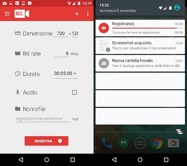 Come registrare schermo Android | Salvatore Aranzulla