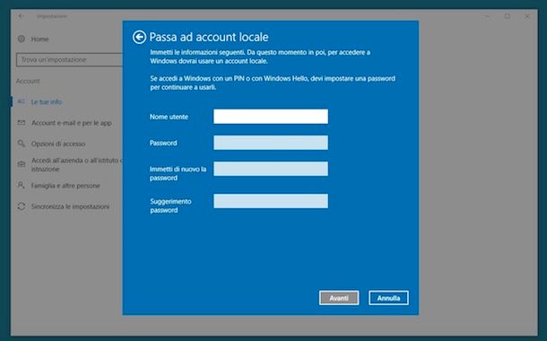 Come cambiare account Microsoft | Salvatore Aranzulla