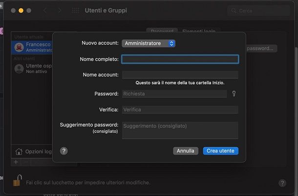 Come cambiare nome utente Mac | Salvatore Aranzulla