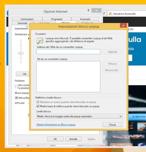Come eliminare i popup | Salvatore Aranzulla