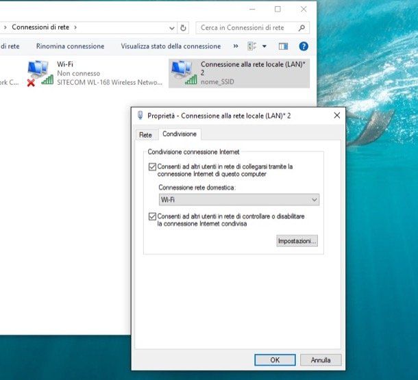 Come condividere connessione Internet | Salvatore Aranzulla