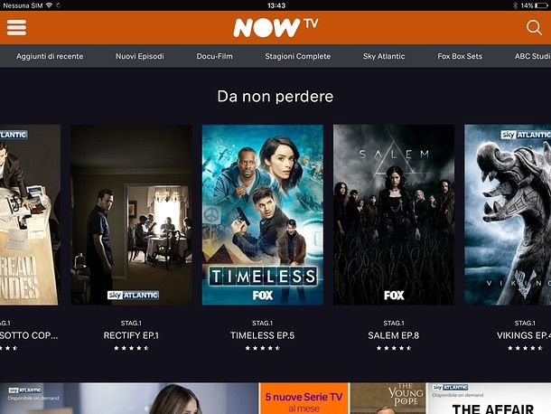 NOW TV App | Salvatore Aranzulla