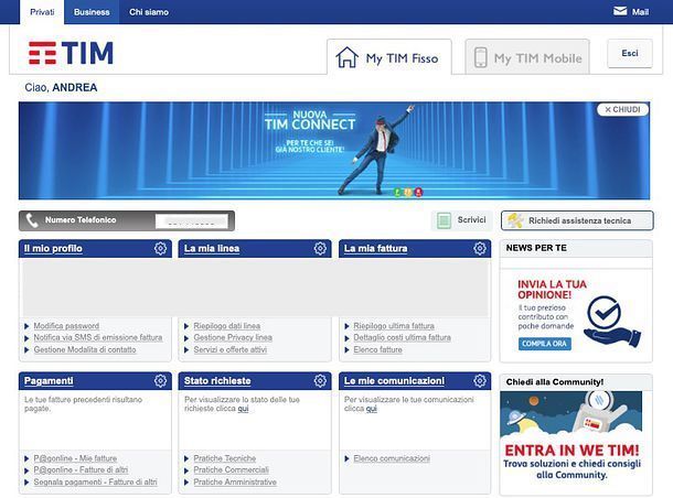 Come registrare TIM | Salvatore Aranzulla
