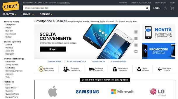 Come acquistare telefoni | Salvatore Aranzulla