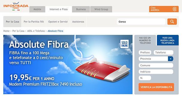 Come verificare copertura fibra ottica | Salvatore Aranzulla