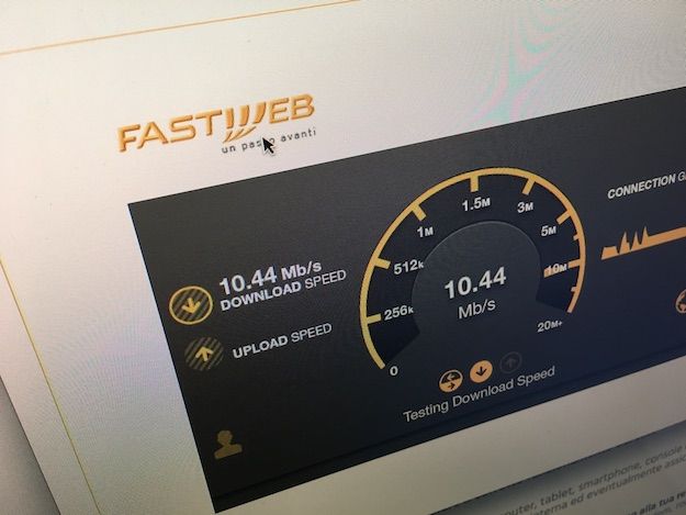 Speed test Fastweb | Salvatore Aranzulla