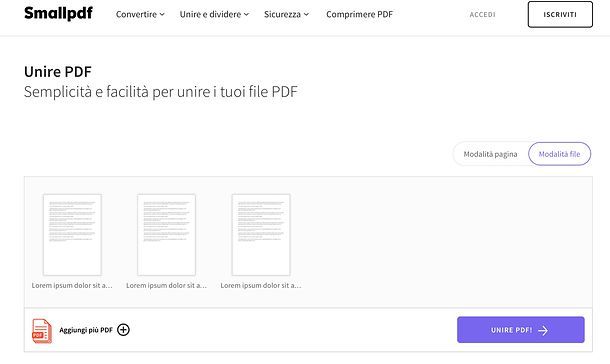 Unisci Pdf Gratis