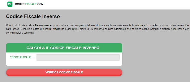 Come controllare codice fiscale | Salvatore Aranzulla