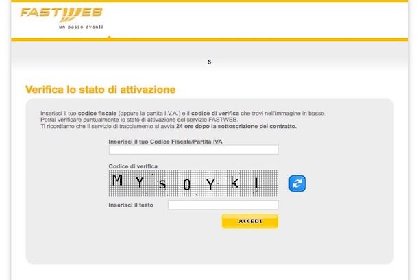 Come verificare attivazione Fastweb | Salvatore Aranzulla