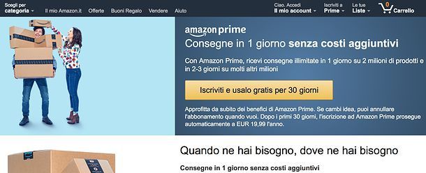 Come funziona Amazon Prime | Salvatore Aranzulla
