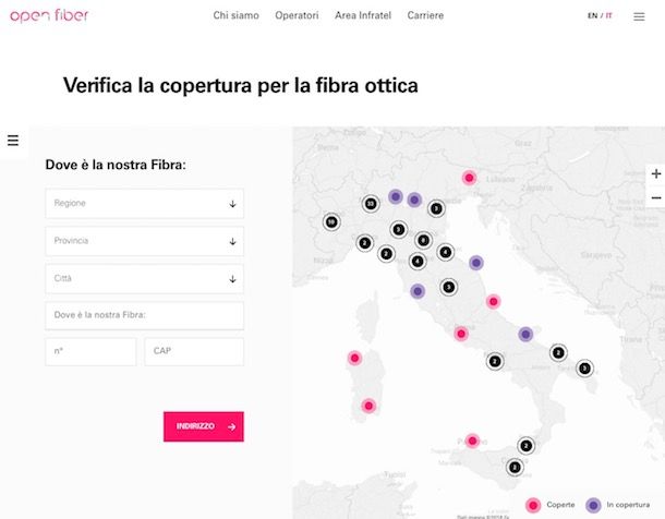 Copertura Infostrada: come verificarla | Salvatore Aranzulla