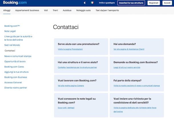 Come contattare Booking | Salvatore Aranzulla