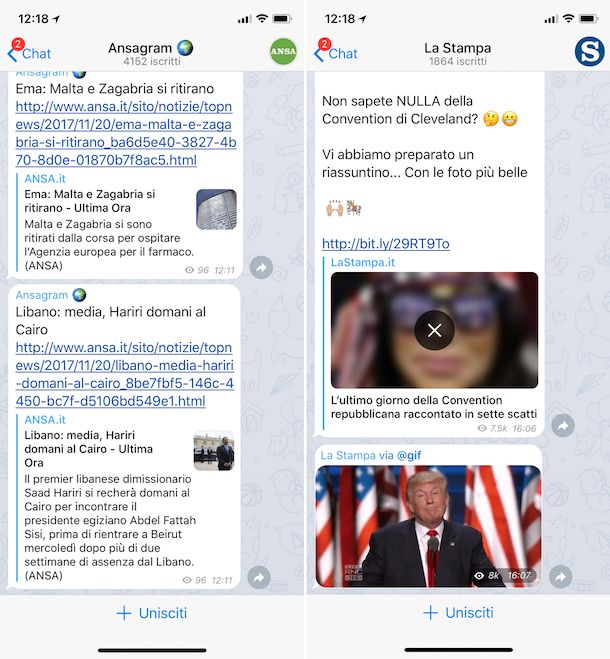 Migliori canali Telegram | Salvatore Aranzulla Migliori canali Telegram | Salvatore Aranzulla