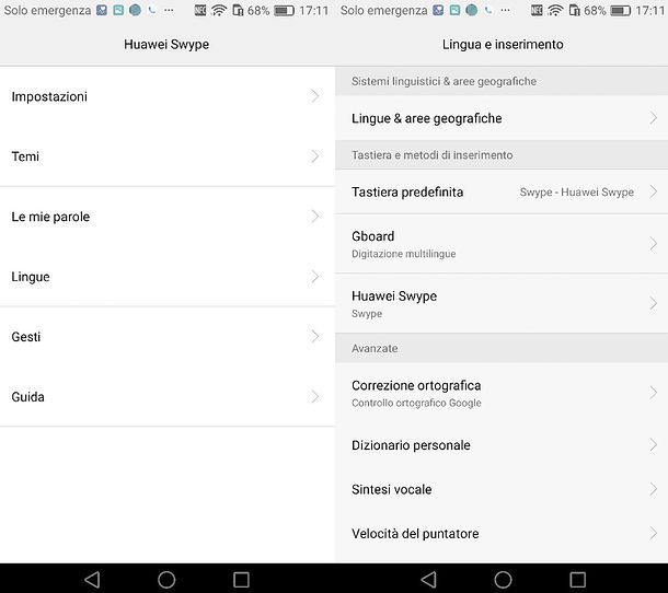 Come cambiare tastiera Huawei | Salvatore Aranzulla