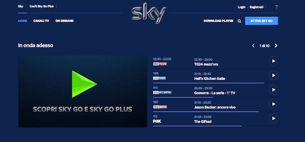 Come funziona Sky Go | Salvatore Aranzulla
