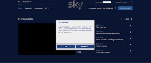Come funziona Sky Go | Salvatore Aranzulla
