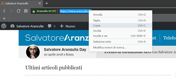Come copiare un link | Salvatore Aranzulla
