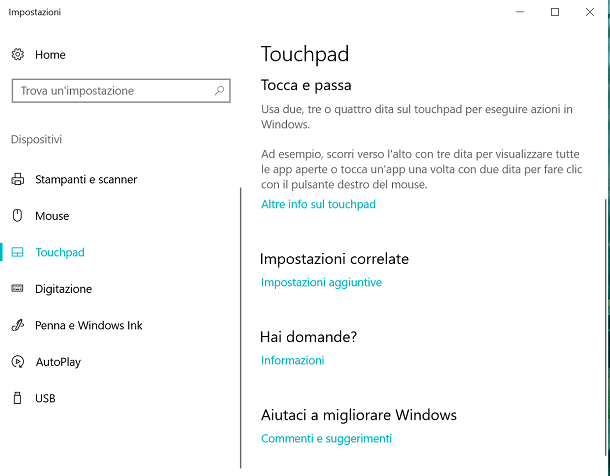 Come attivare o disattivare il touchpad | Salvatore Aranzulla Come attivare o disattivare il touchpad | Salvatore Aranzulla