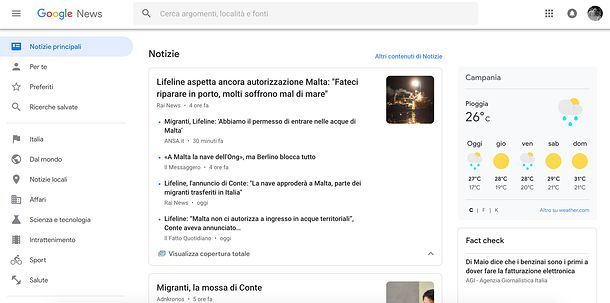 Come attivare le notizie su Google | Salvatore Aranzulla