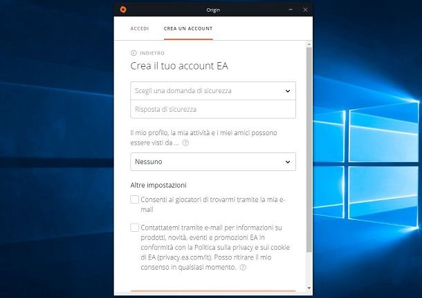 Come creare un account EA | Salvatore Aranzulla