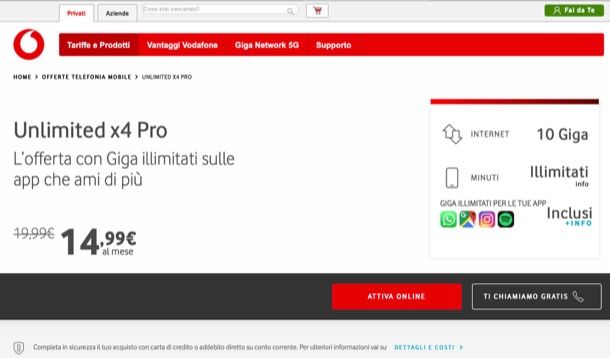 Offerte Vodafone Internet | Salvatore Aranzulla