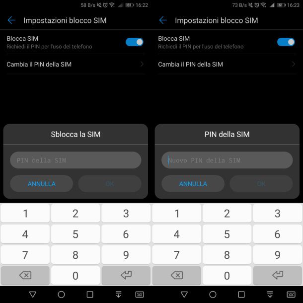 Come togliere PIN SIM Huawei | Salvatore Aranzulla
