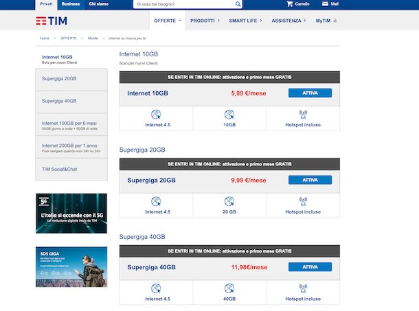 Offerte TIM | Salvatore Aranzulla