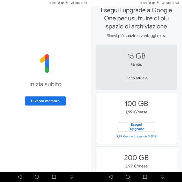 Google One: cos’è e come funziona | Salvatore Aranzulla