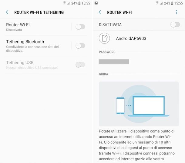 Come fare hotspot con Samsung | Salvatore Aranzulla