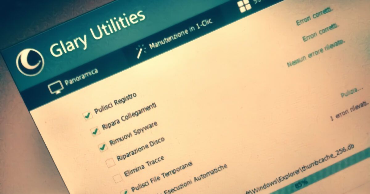 Glary Utilities italiano | Salvatore Aranzulla
