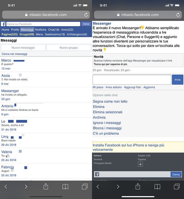 Come accedere a Messenger senza scaricarlo | Salvatore Aranzulla