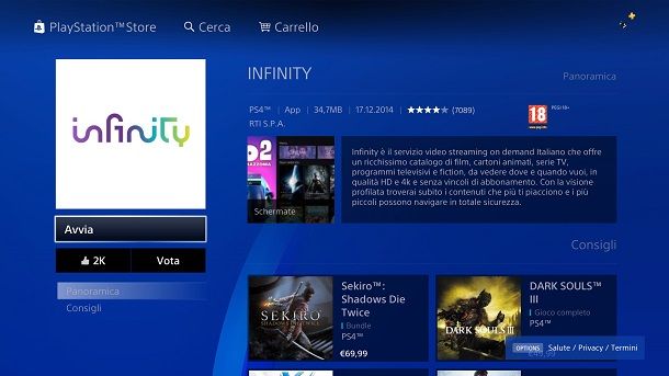 Come vedere film su PS4 | Salvatore Aranzulla