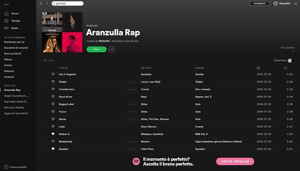 Come vedere i follower delle playlist su Spotify | Salvatore Aranzulla